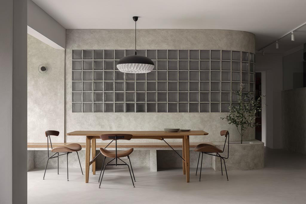 Breez Glass Walls Concrete Blocks