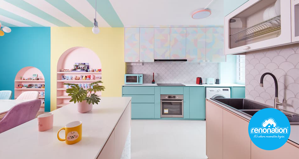 8 Gorgeous Pastel Homes for that BTS Aesthetic | Renovation Singapore