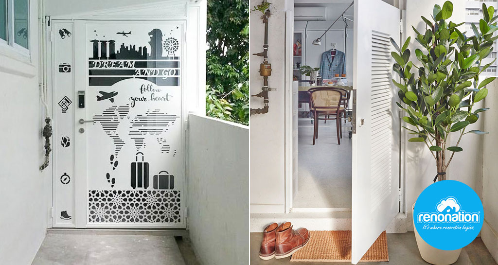 9 HDB Front Door Ideas to Make Your Neighbours Green with Envy