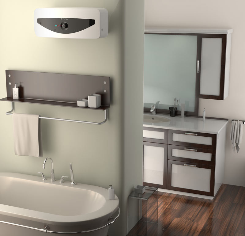 A stylish, space-saving water heater that will fit in seamlessly