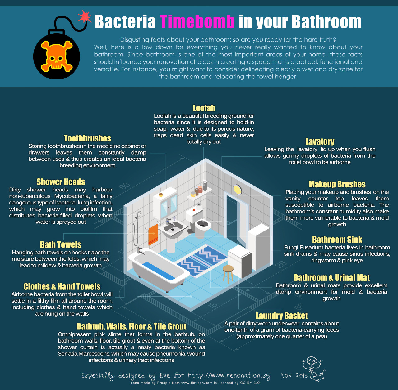 Bacteria Timebomb in your Bathroom - How it affects your renovation ...
