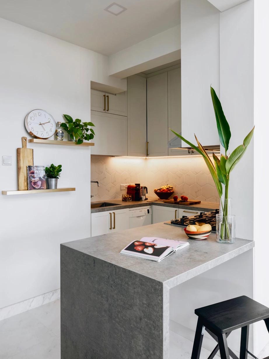 Small Kitchens With Peninsulas 15 Small Kitchen Island Ideas That