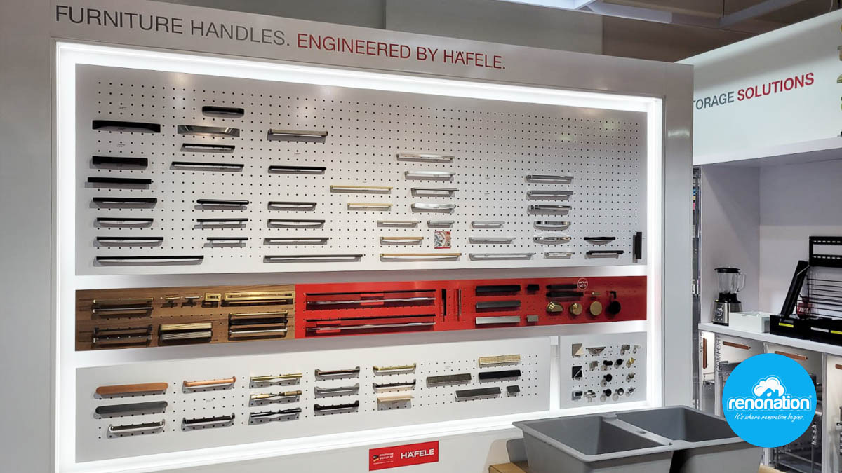 Cabinet Hardware Singapore Lavau Black Cabinet Handles With Backplate