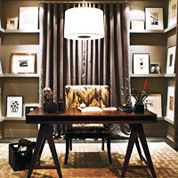 Turning a room into a masculine study