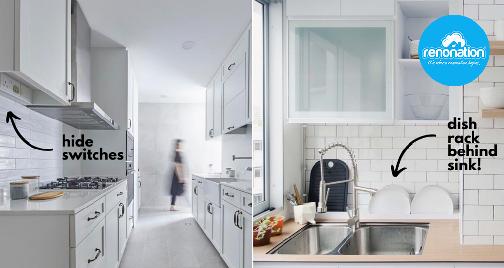 Where to Put the Dish Rack, Rubbish Bin and Other Eyesores in the Kitchen